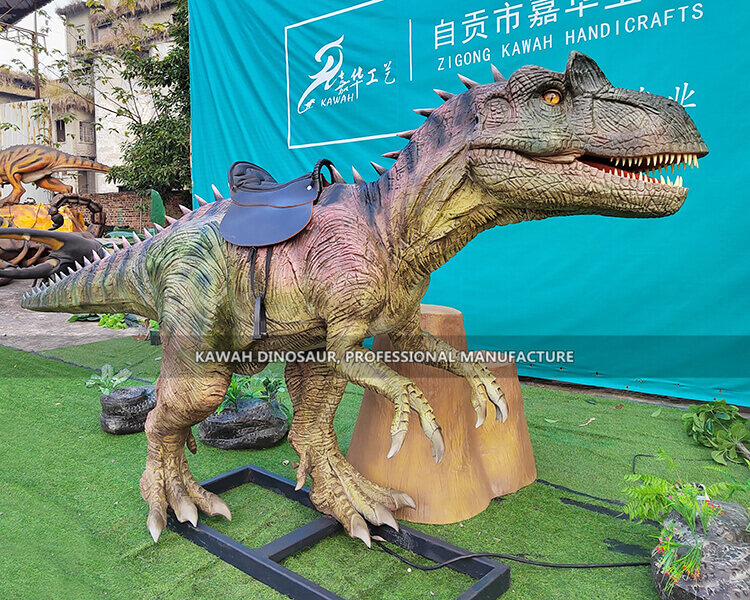 4M Animatronic Dinosaur Ride Allosaurus Dinosaur Ride-on for Jurassic ...