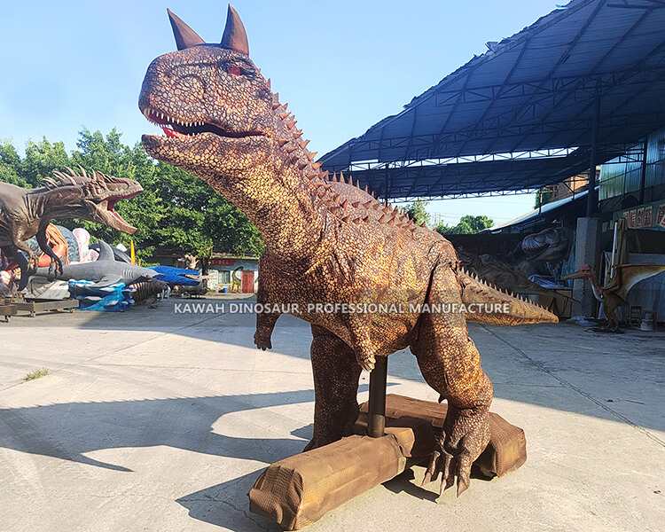 5미터 카르노타우루스 동상 걷는 공룡 애니매트로닉 공룡 사실적 무대 쇼 AD-626