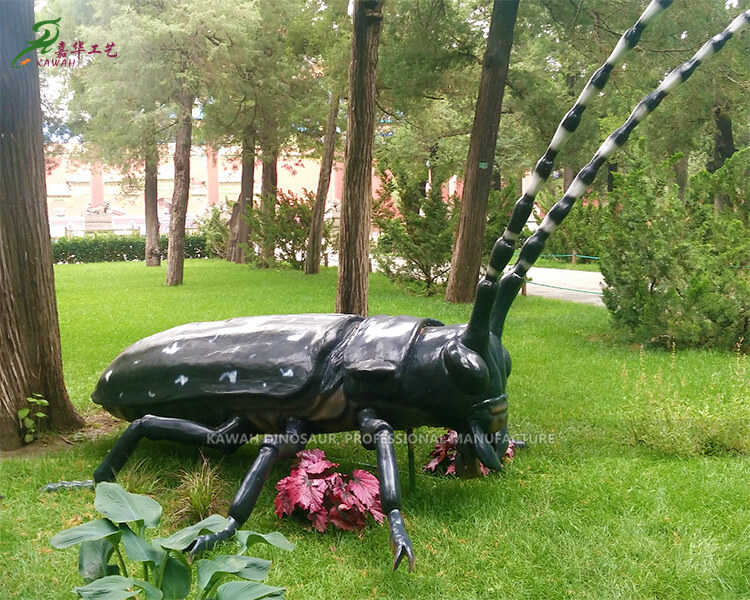 Adventure Park Big Bugs Animatronic Insects Insect Statue Anoplophora ...