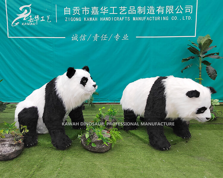 Animatronic Animals Lovely 2M Panda Animatronic Life Size Panda Ride ...