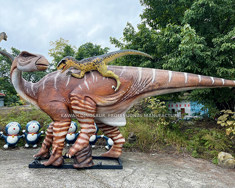 Animatronic Dinosaurs Fighting Iguanodon Jurassic World Realistic ...