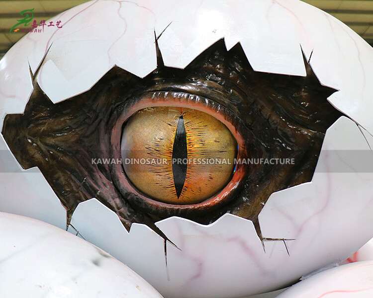 Body Following Dinosaur Theme Park Attractions Animatronic Eyes Robotic ...