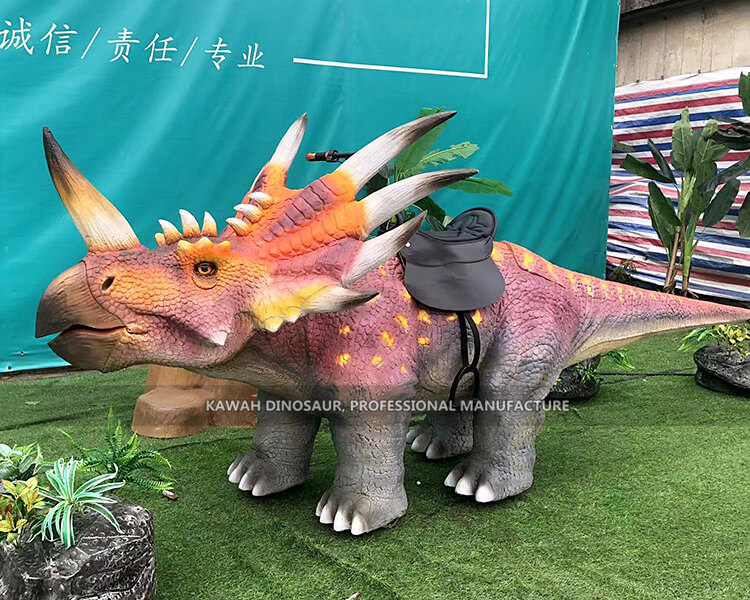 Buy Animatronic Walking Dinosaur Ride Styracosaurus Realistic Dinosaurs ...