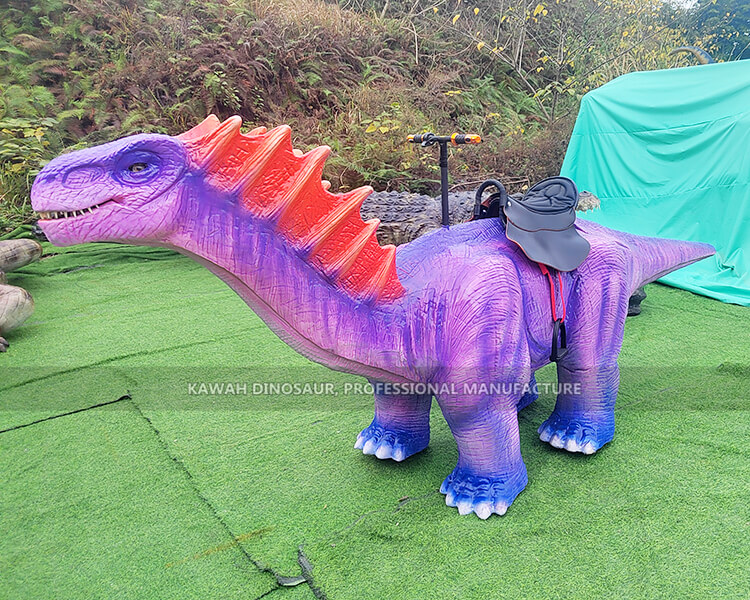 Colourful Amargasaurus Walking Dinosaur Ride Interactive Long Neck ...