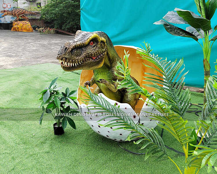 Customized Baby T Rex Animatronic Dinosaur Egg for Park PA-1981