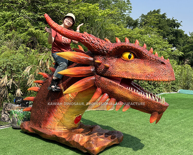 Customized Dragon Ride On Animatronic Dragon Ride Model Factory Sale ...