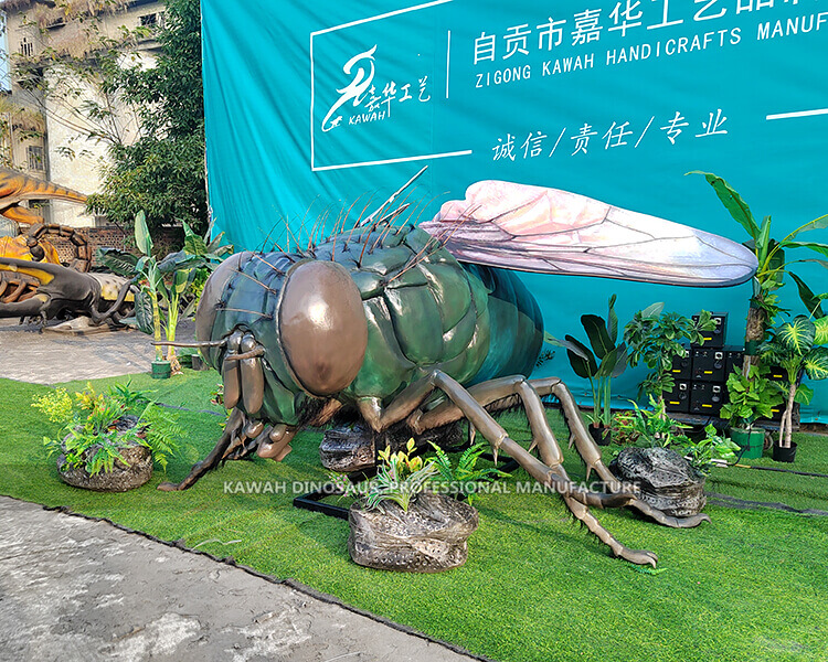 Customized Realistic Animatronic Insects Artificial Fly Insect Length 2 ...