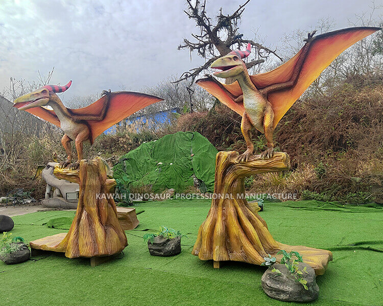 Dinosaur Factory Pterosauria Statue Life Size Dinosaur Animatronic ...