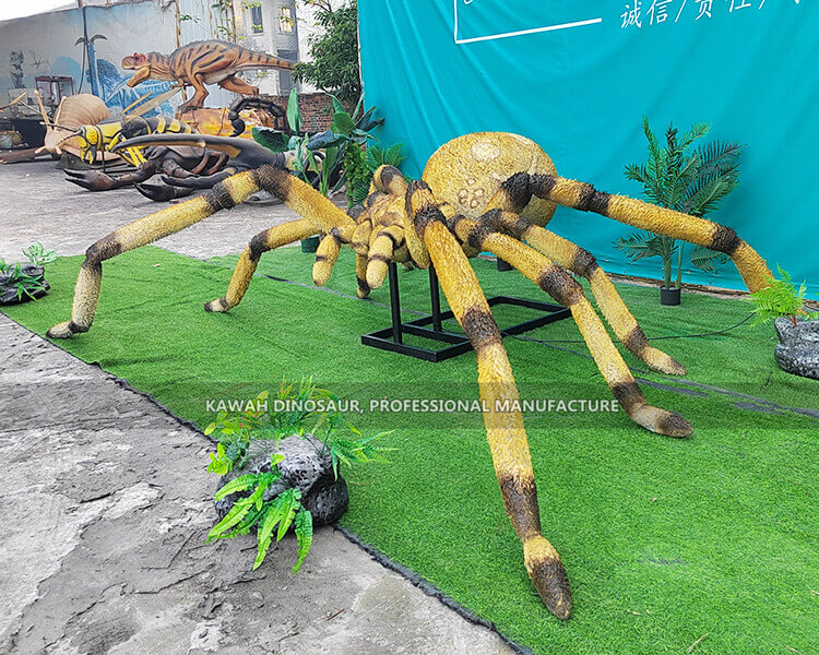 Factory Customized Hairy Spider Model Realistic Animatronic Insects ...