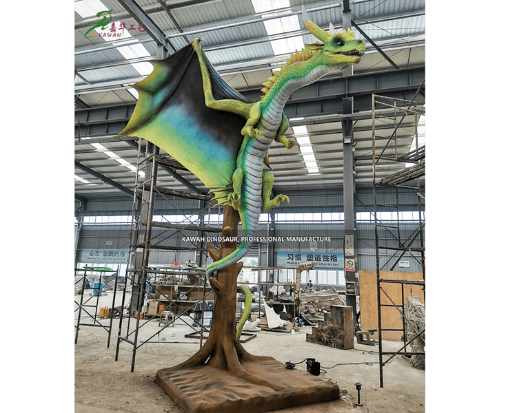 Factory in China Realistic Dragon Statue Animatronic Dragon Model ...