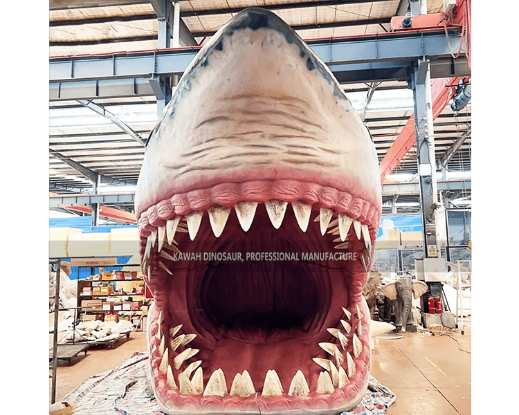 Giant Megalodon Head Statue Realistic Shark Head with Details Custom ...