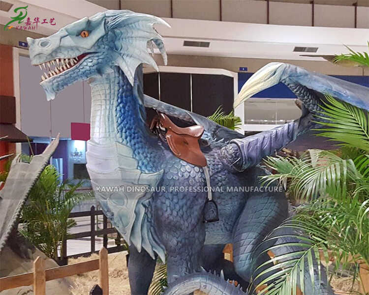 Holiday Decoration Animatronic Dragon Realistic Dragon Statue AD-2311
