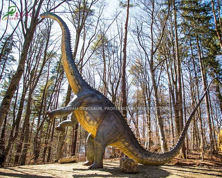 Jungle Park Long Neck Stand Dinosaur Diplodocus Animatronic Dinosaur ...