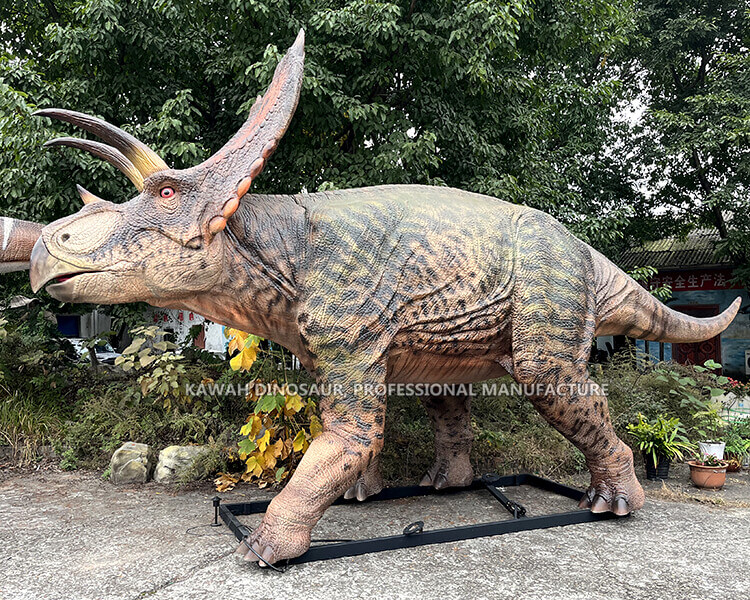 Kawah Dinosaur Factory Giant Triceratops Realistic Dinosaur Animatronic ...
