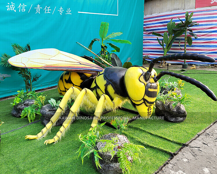 Large-Sized Animated Wasp Model 3M Long Animatronic Insects for Park AI ...