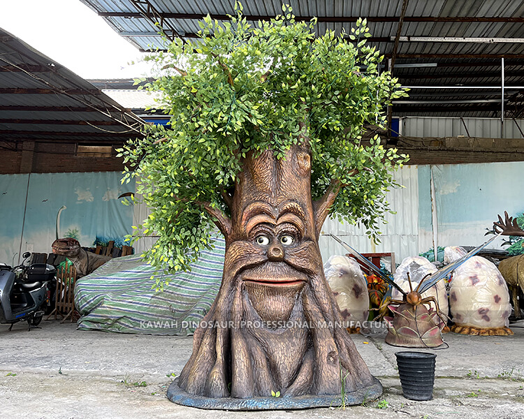 Lifelike Talking Tree Animatronic Tree with Sounds and Movements ...