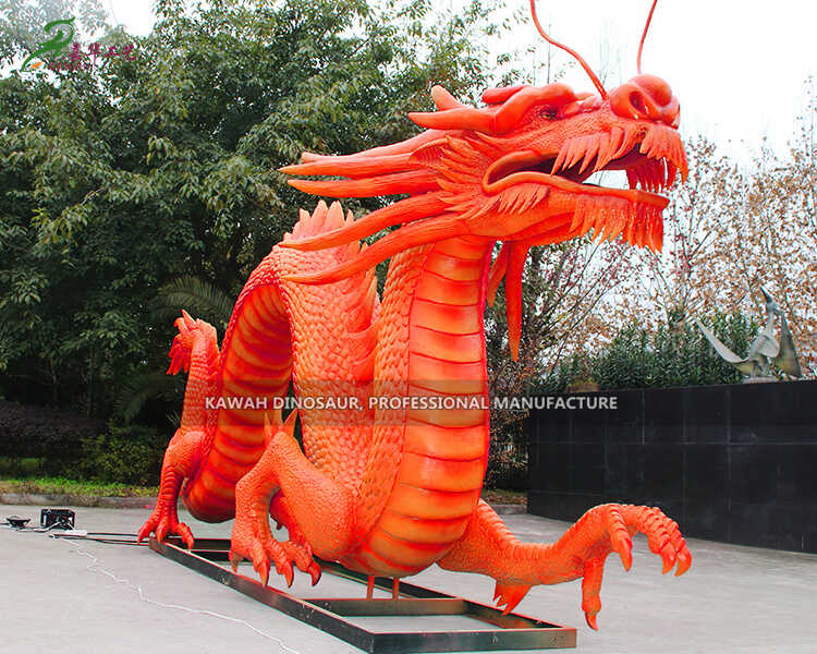 Outdoor Realistic Giant Animatronic Dragon Customized Free Local ...
