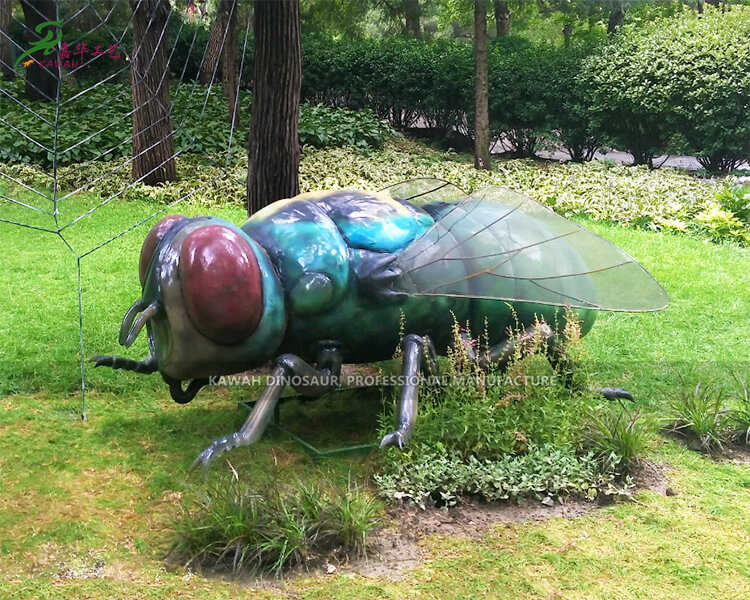 Outdoor Simulation Insect Show Robot Giant Fly for Sale AI-1434