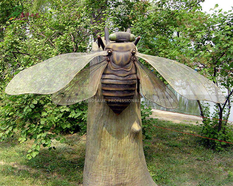 Park Cicadidae Wings Flap Insects Theme Park Decoration Animatronic ...