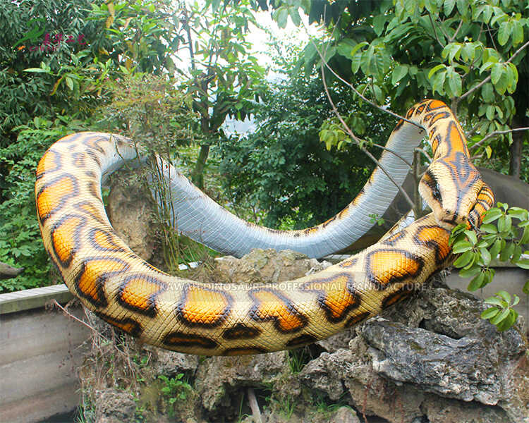 Realistic Burmese Python Customized Animatronic Animal AA-1236