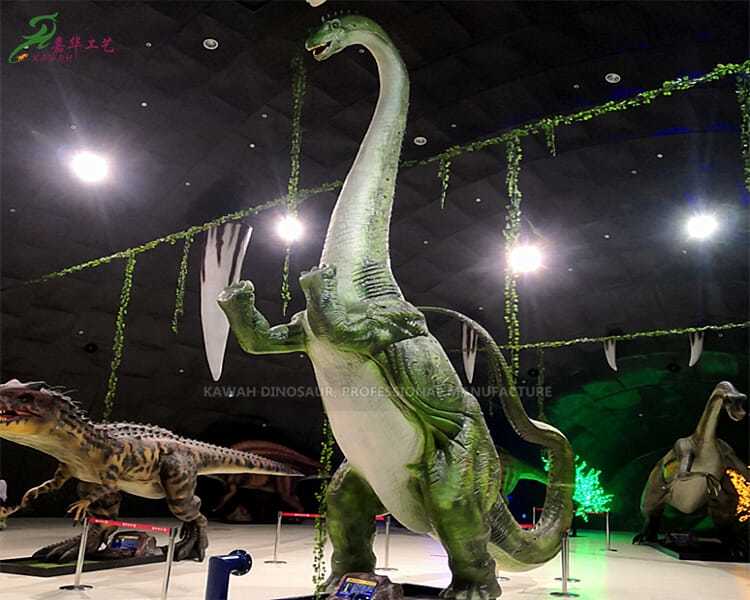 Realistic Dinosaur Stand Diplodocus Animatronic Dinosaur Realistic Dino ...