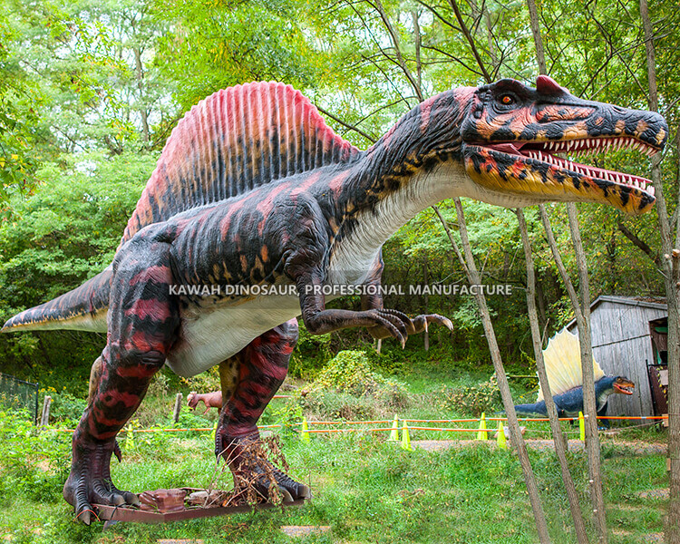 Realistic Spinosaurus Life Size Dinosaur Animatronic Dinosaur Kawah ...
