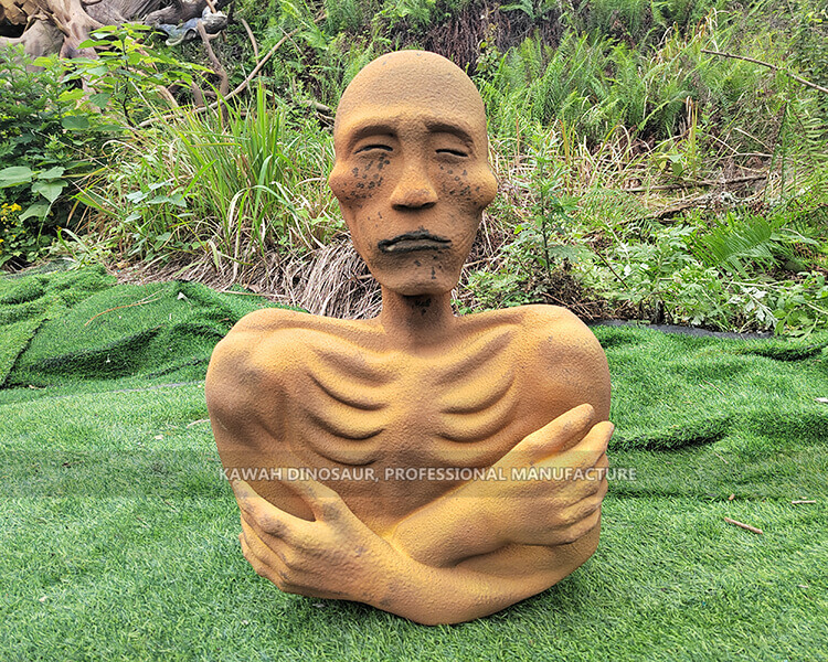 Simulated Egyptian Mummy Customized Fiberglass Statue Sand Blasting ...