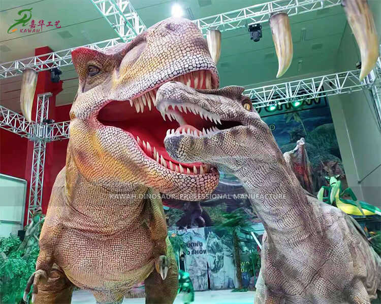 Stage Walking Dinosaur T-Rex Statue Realistic Animatronic Dinosaur for ...