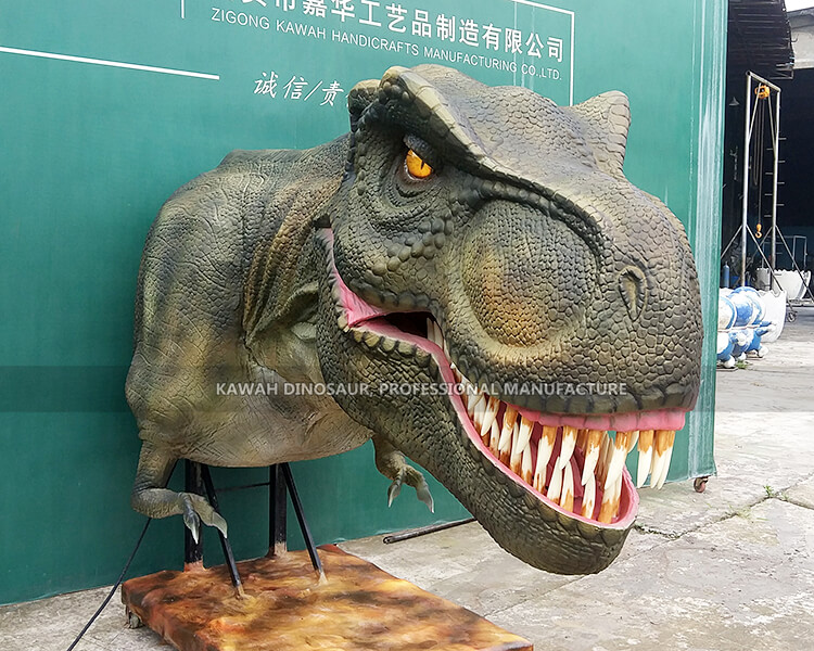 Zigong Dinosaur Realistic Animatronic T-Rex Dinosaur Head Factory Sale ...