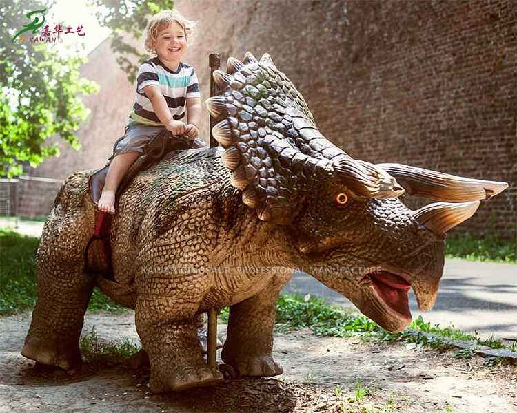 Dinosaur Carnival Amusement Park Rides Animatronic Dinosaur Ride ...
