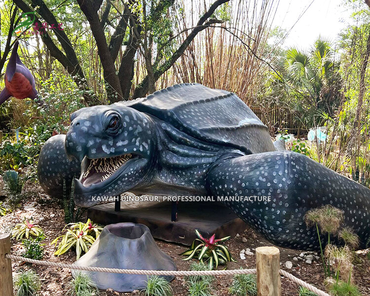 Animatronic Animals Customized Sea Turtle Statue with Movements for ...