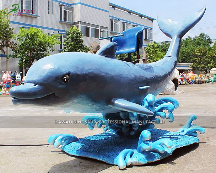 Animatronic Dolphin Model Ride Available Marine Animals for Sale AM-1615