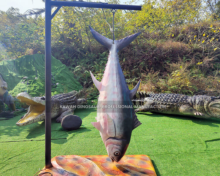 Customized Realistic Tuna Fish Statue With Movements Animatronic Sea ...