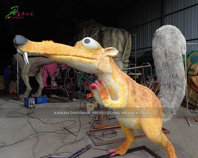 Customized Service Ice Age Squirrel Animatronic for Sale PA-1959
