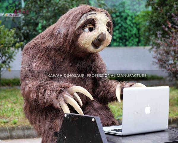 Customized Service Lovely Animatronic Sloth Model Realistic Animal ...