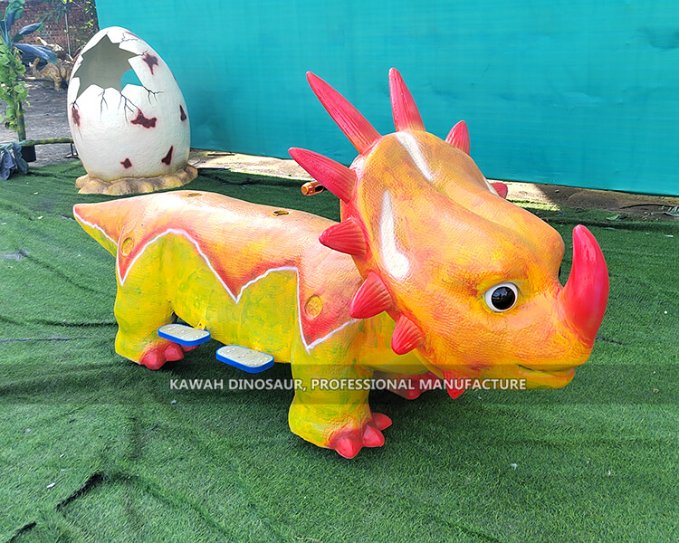 Lovely Dinosaur Riding Kiddie Rides Electric Animal Ride On Dinosaur ...