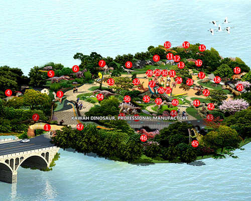 Theme Park Design | Kawah Dinosaur